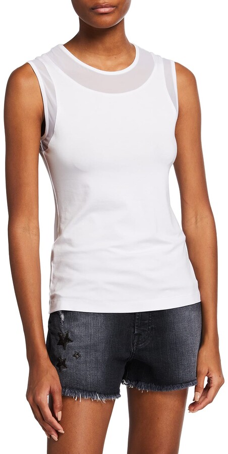 Anatomie Flo-Mesh V-Back Tank - ShopStyle