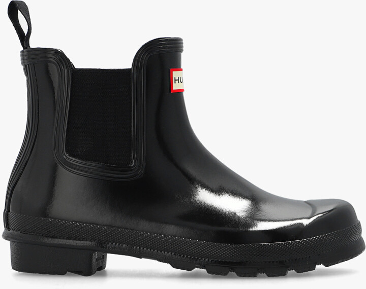 Hunter ‘Original Chelsea Gloss’ Rain Boots, , - Black - ShopStyle