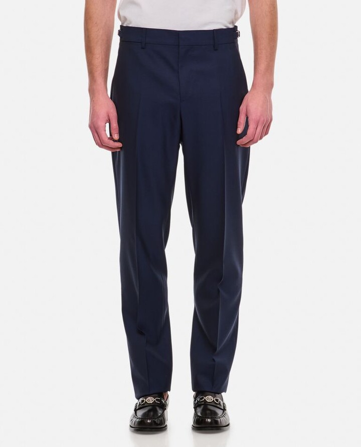 Versace Formal Pant Wool Canvas Fabric - ShopStyle