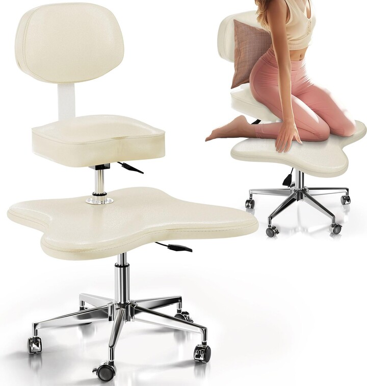 PYY ADHD Chairs for Adults - Meditation Cross Legged Office Chair with Wheels - ShopStyle