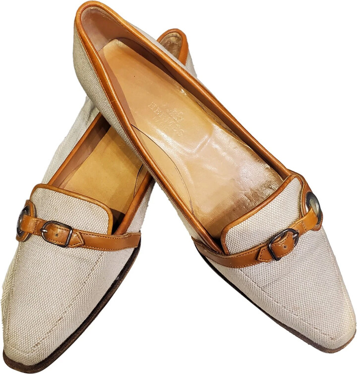 Hermes Cloth flats - ShopStyle