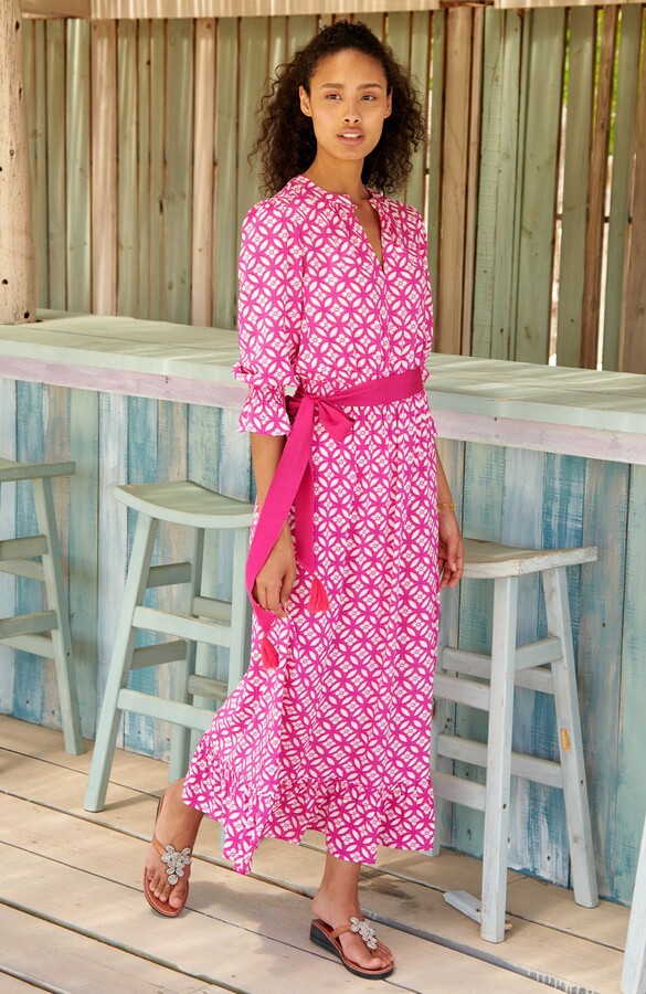 Aspiga Maeve Tea Dress | Geo Pink - ShopStyle