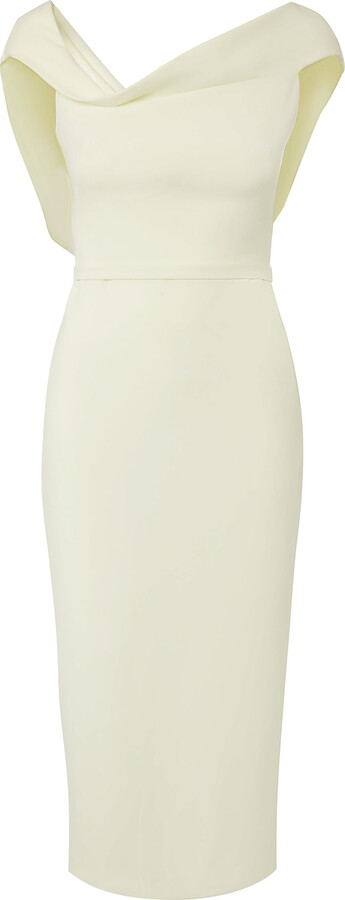 Safiyaa Crepe Midi Dress - ShopStyle