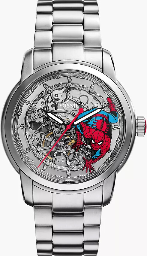 Fossil Marvel x Limited Edition Automatic SPIDER-MAN Watch - ShopStyle