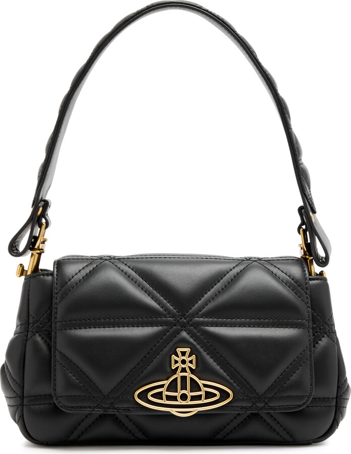 Vivienne Westwood Hazel Medium Quilted Leather Shoulder bag - ShopStyle