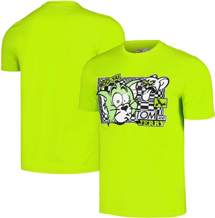 Men's and Women's Freeze Max Neon Green Tom and Jerry Trippy T-shirt ...