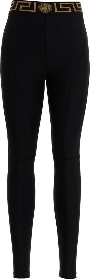 Versace 'Greca' leggings - ShopStyle