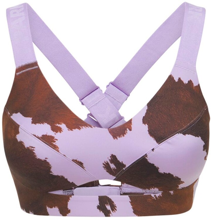 adidas x IVY PARK Ivy Park cut out cow print bra top - ShopStyle