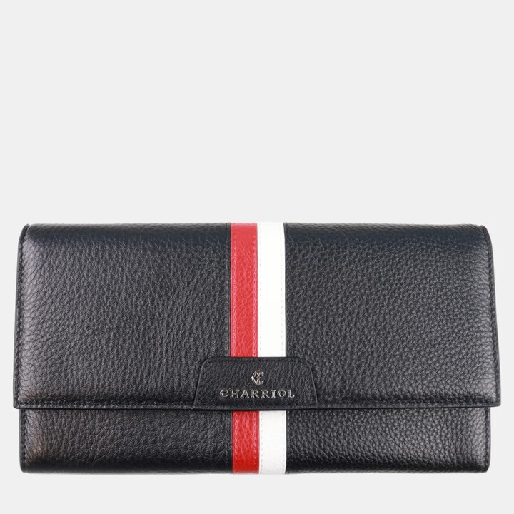 Charriol Black Leather Conic Wallet - ShopStyle