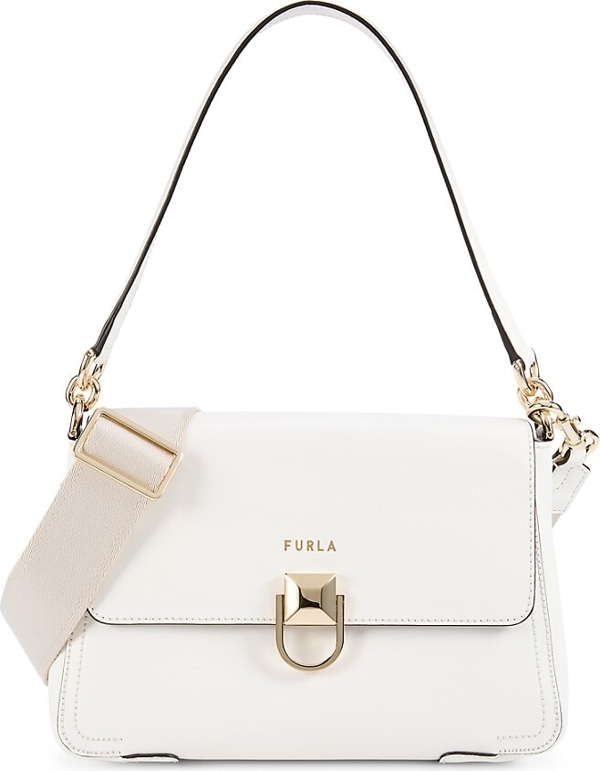 Furla Logo Leather Top Handle Bag - ShopStyle