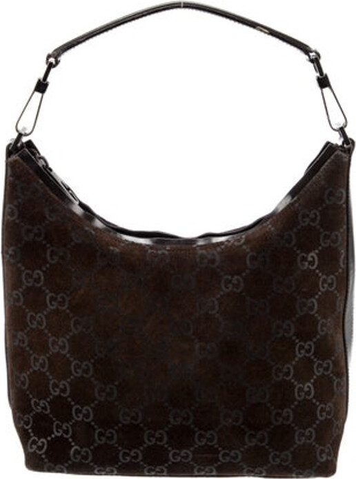 Gucci Suede Shoulder Bag - ShopStyle