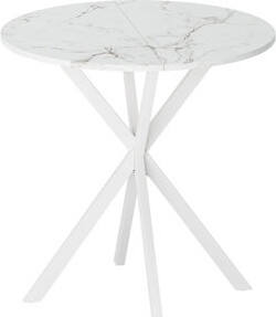 Wrought Studio Round Dining Table With Crossed Legs - ShopStyle