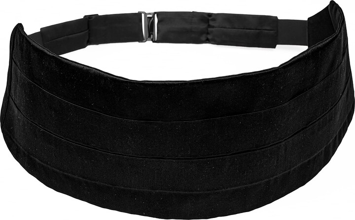 Remo Sartori Made in Italy Men's Black Velvet Cummerbund Tuxedo Belt ...