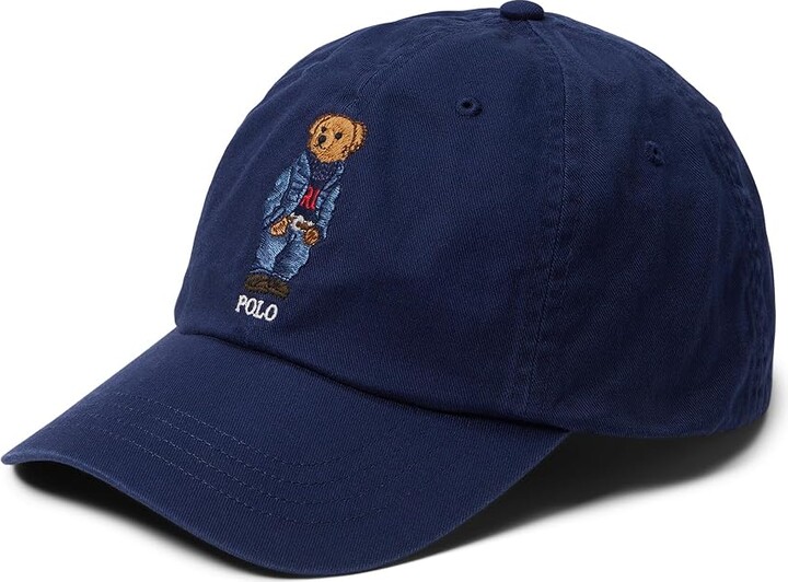 Polo Ralph Lauren Polo Bear Twill Ball Cap (Newport Navy) Baseball Caps ...