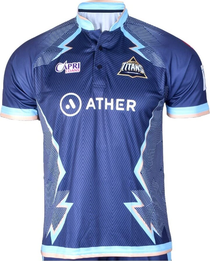 T TRIUMPH Triumph Gujarat Titans IPL Jersey T20 Cricket Team 2022 GT T ...
