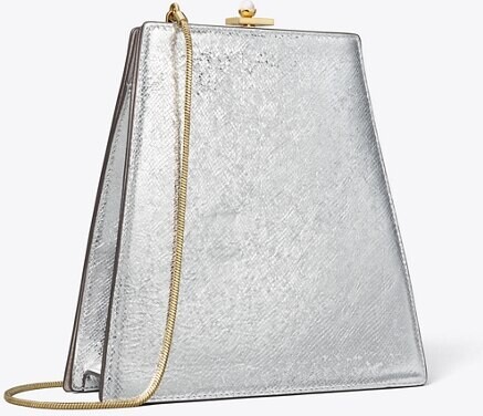 Tory Burch Crushed Metallic Mini Bag - ShopStyle