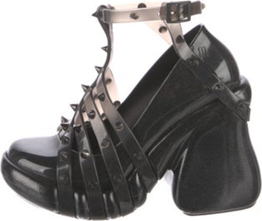 Melissa x Jean Paul Gaultier 2023 Rubber T-Strap Pumps - ShopStyle