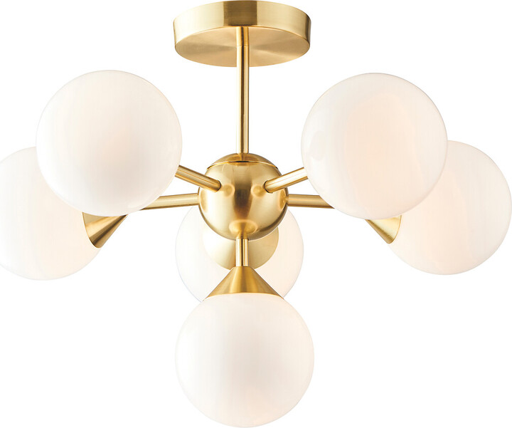 So'home Oakland 6 Bulb Ceiling Light Brushed Gold - ShopStyle