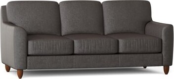 Omnia Leather Great Texas 78" Genuine Leather Recessed Arm Sofa - ShopStyle