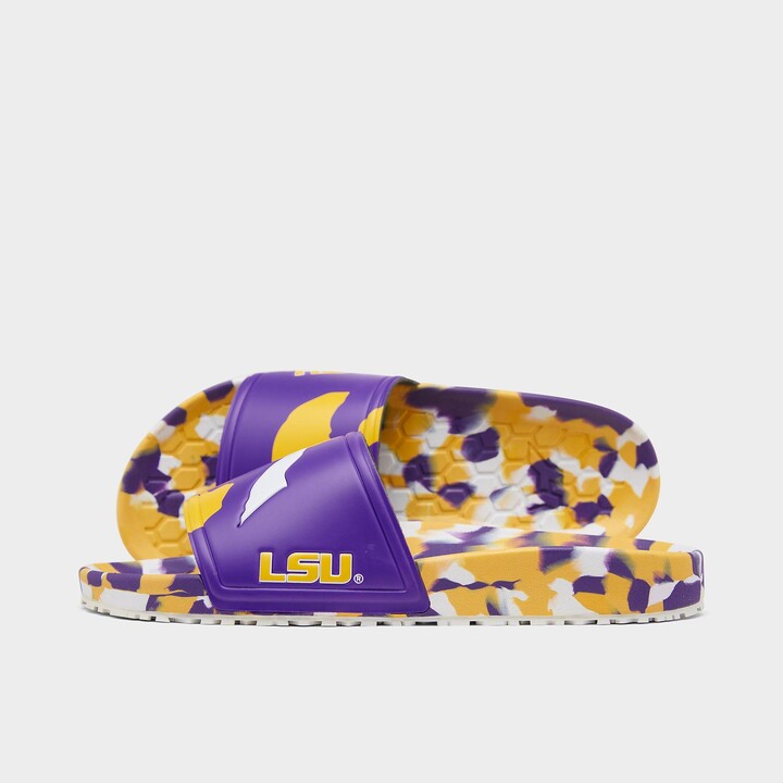 Hype Co. LSU Tigers College Slydr Slide Sandals - ShopStyle