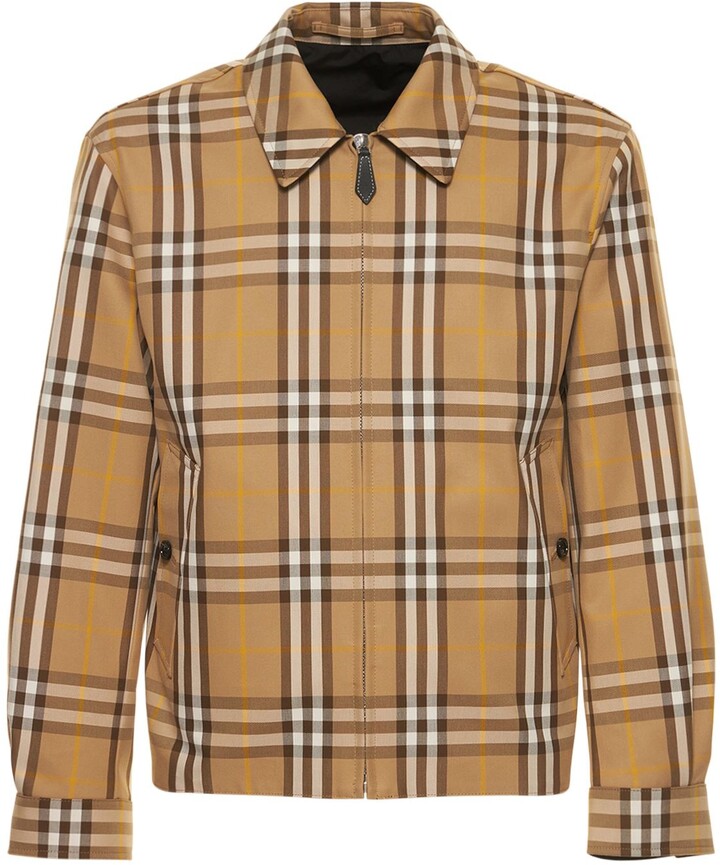 Burberry Fitzroy Check zip jacket - ShopStyle