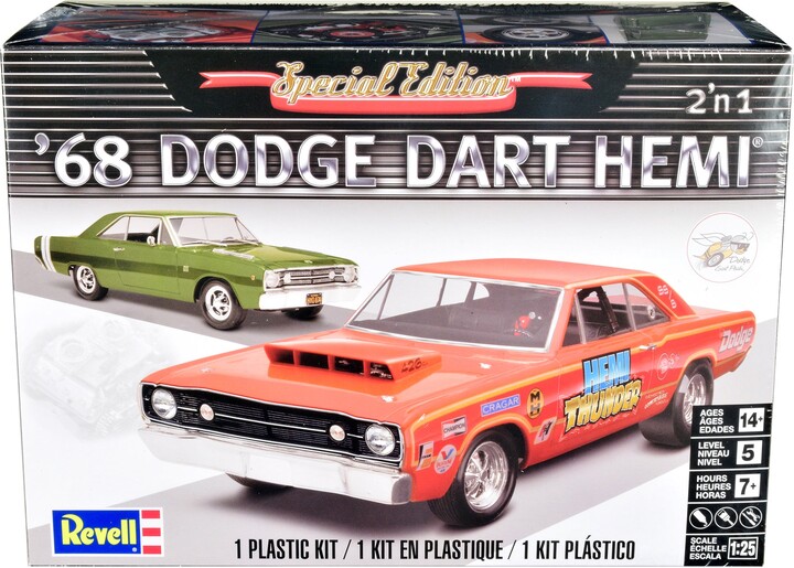 Level 5 Model Kit 1968 Dodge Dart HEMI 2-in-1 Kit 1/25 Scale Model by ...