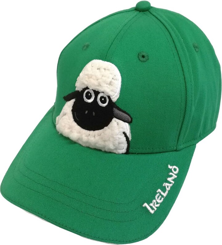 Traditional Craft Ireland Green 100% Cotton Sheep Baseball Cap ...