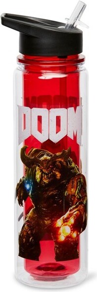 Just Funky DOOM Cyberdemon 16oz Double Walled Plastic Water Bottle ...