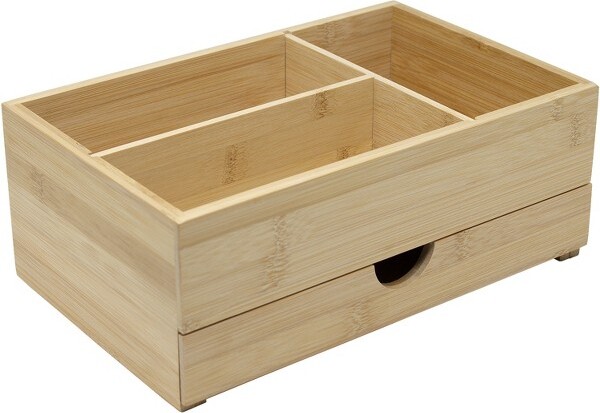 Sorbus Bamboo Desktop Organizer with Pull-Out Drawer - ShopStyle ...