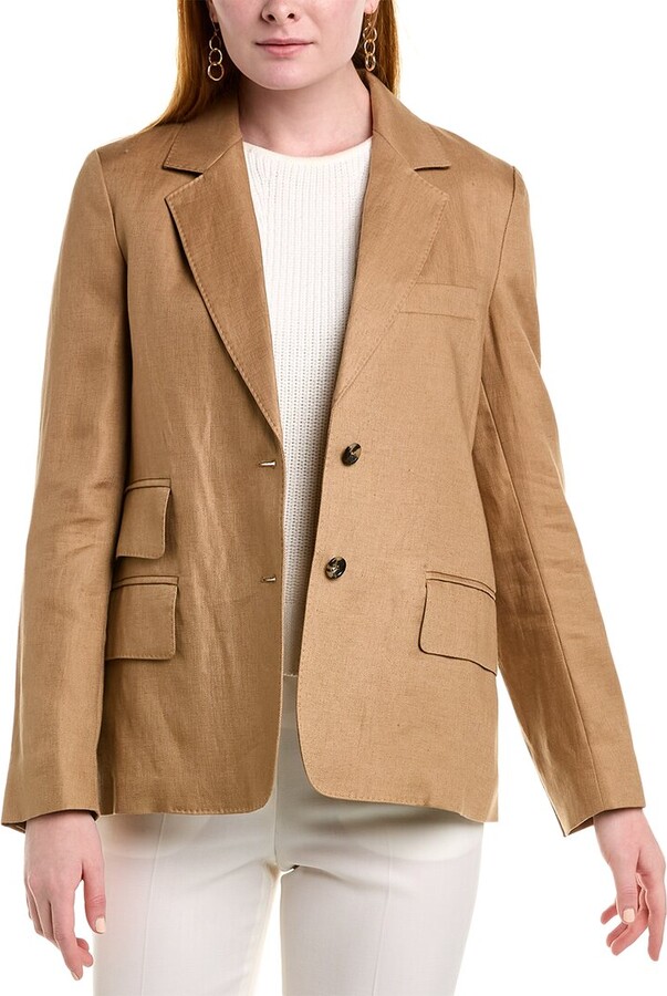 Max Mara Dimitri Linen Jacket - ShopStyle Blazers