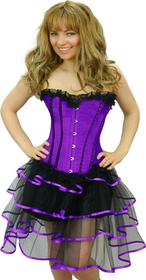 Yummy Bee - Corset Top Frilly Tutu Skirts for Women - Corset Dress ...
