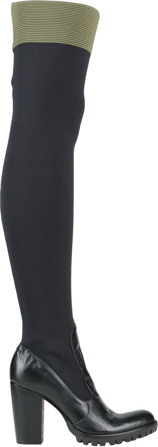 Rocco P. Knee Boots Black - ShopStyle