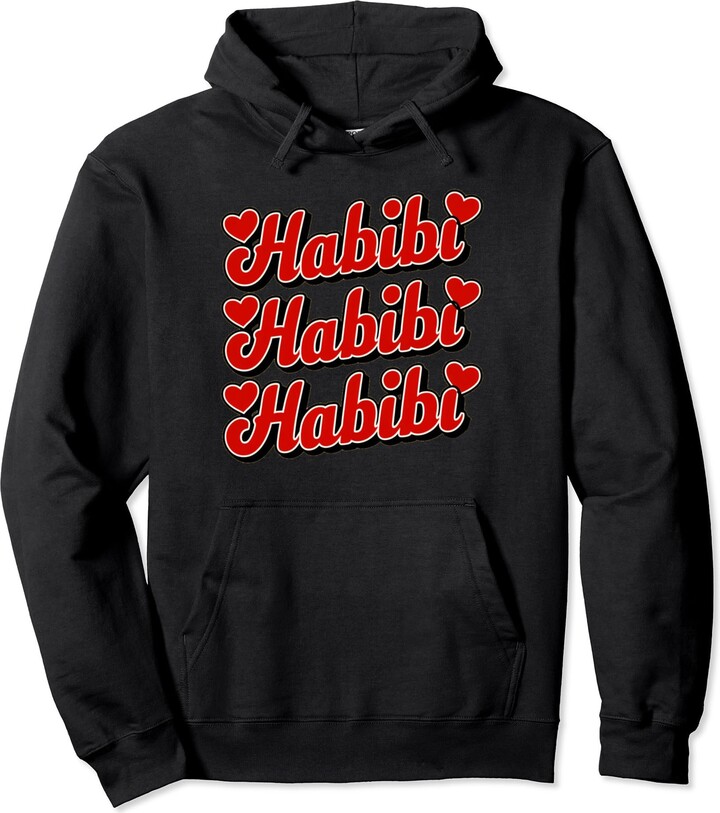 Arabic Calligraphy Letters Men Women Gift Habibi Groovy valentines day ...