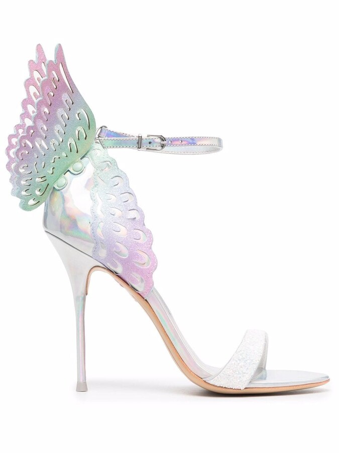 Sophia Webster Angel Wings iridescent sandals - ShopStyle