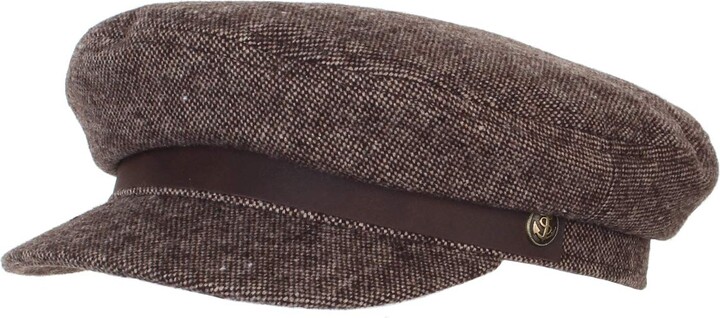 Epic Militaria Mariner's Fiddler Cap/Flat Cap (Medium - 56/57 cm) Brown ...