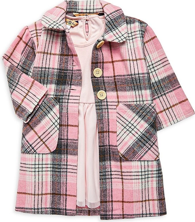 Purple Rose Little Girl’s 2-Piece Dress & Coat Set - ShopStyle