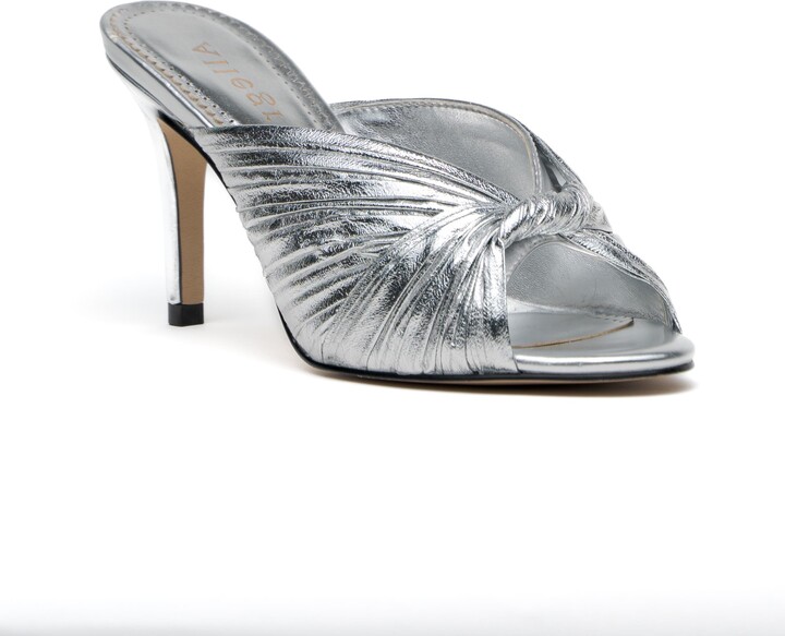 Allegra James Amy Twist Metalic Sandal - ShopStyle