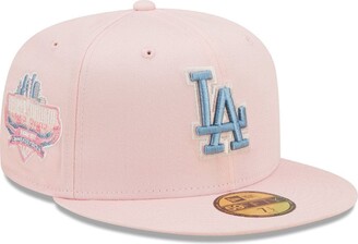 New Era Men's Pink/Sky Blue Los Angeles Dodgers Dodger Stadium 40th Anniversary Undervisor ...