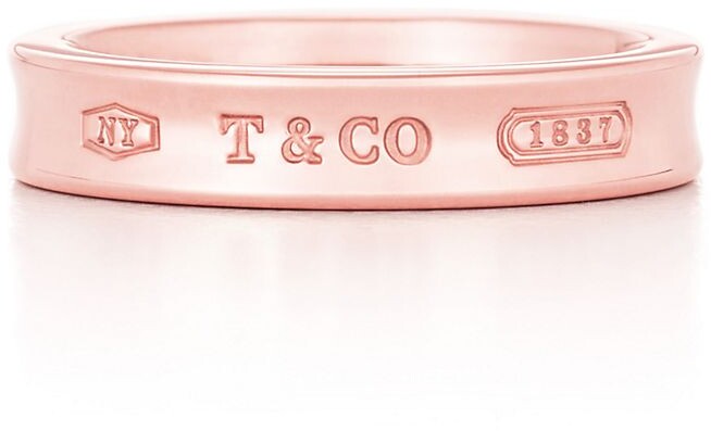Tiffany & Co. 1837TM Ring in Rubedo Metal, Narrow - ShopStyle