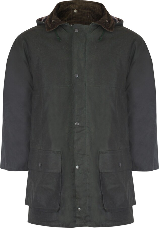 Country Leisure Wear British Quilted Wax Rain Jacket (L - ShopStyle