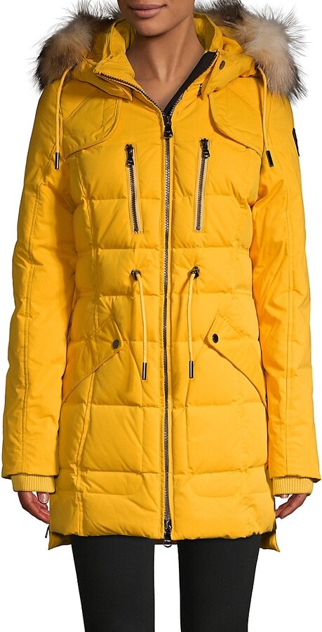 Pajar Quilted Fox Fur-Trim Cotton-Blend Puffer Jacket - ShopStyle