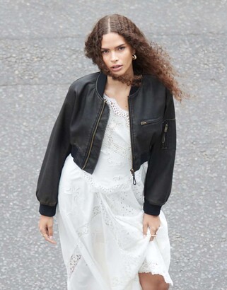 ASOS Women's Leather & Faux Leather Jackets | ShopStyle