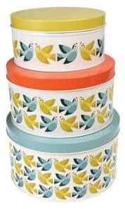 Rex London - Set of 3 Lovebirds Nesting Cake Tins - ShopStyle