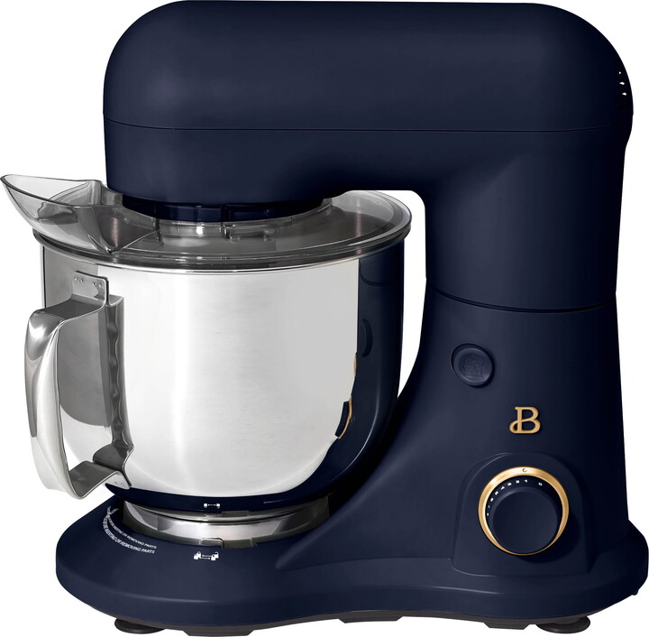 Beautiful 5.3 Qt Stand Mixer, Starry Night Blue, with Flat Beater ...