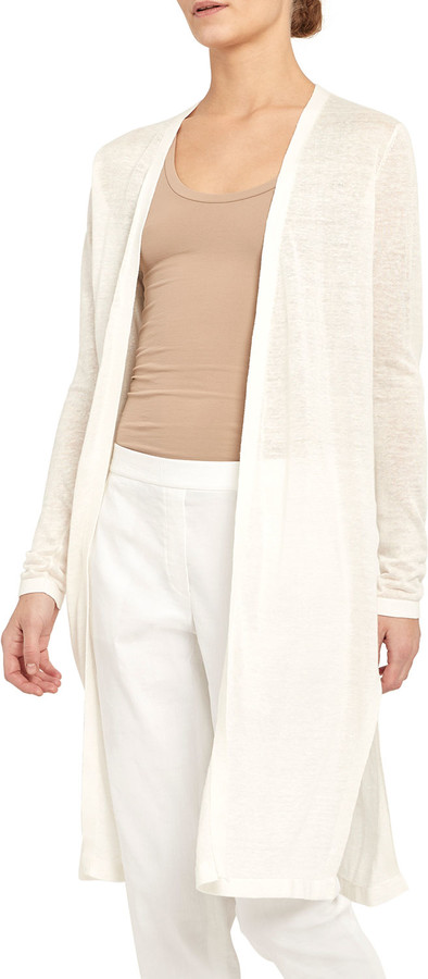 Theory Torina S Open-Front Long Cardigan - ShopStyle