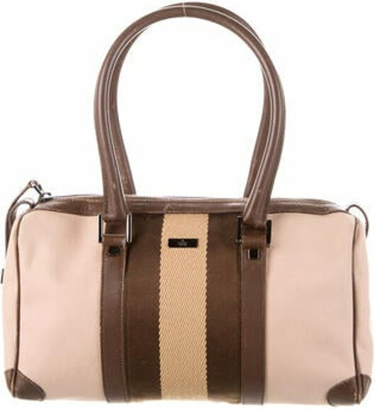 Gucci Canvas Boston Bag - ShopStyle