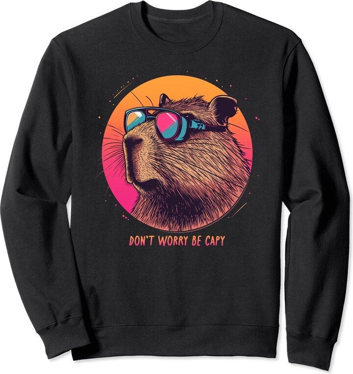 Don't Worry Be Cappy Tees Capybara Dont Worry Be Capy Funny Cute Be ...