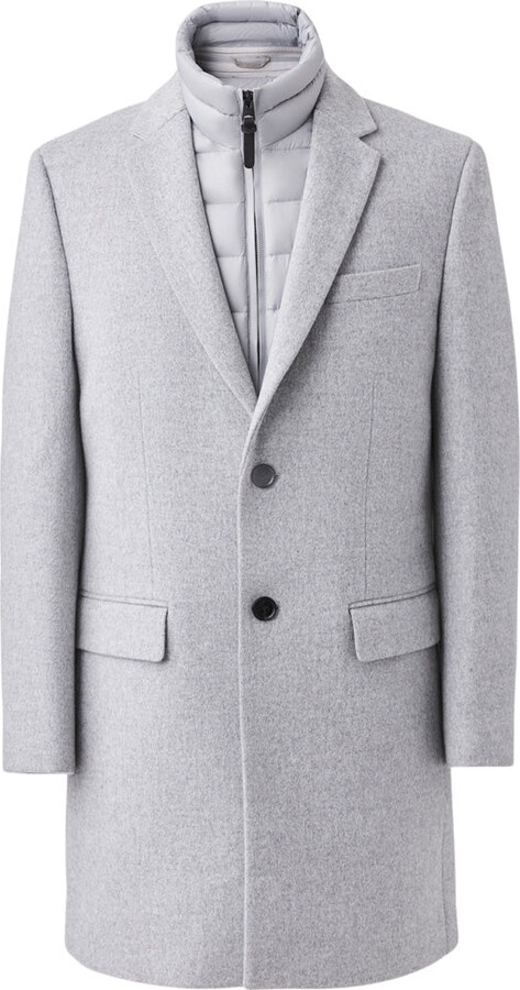 Mackage Skai Double-face Wool 2-in-1 Top Coat With Removable Down Liner ...