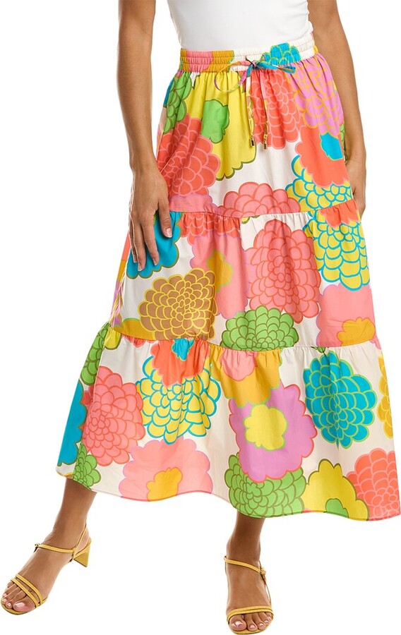 Flora Bea NYC Rimaro Midi Skirt - ShopStyle