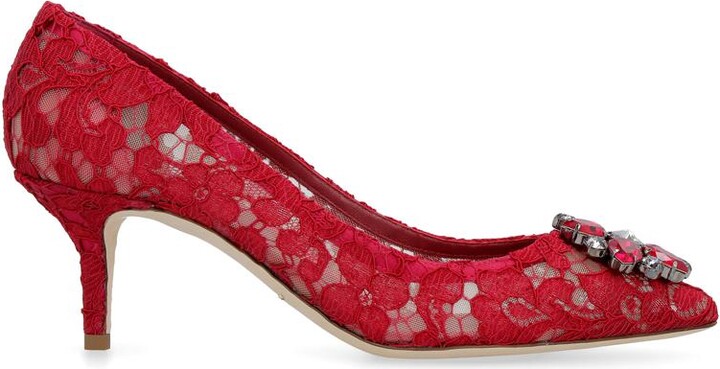 Dolce & Gabbana Bellucci Lace Pump - ShopStyle